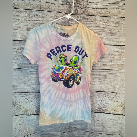 Lisa Frank | Tops | Flaw Awesome Colorful Retro Pastel Tie Dye Zoomer ...